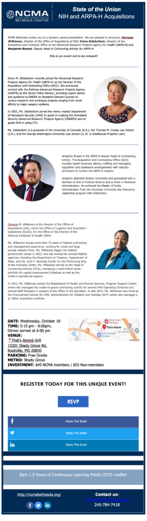 Events - NCMA Bethesda